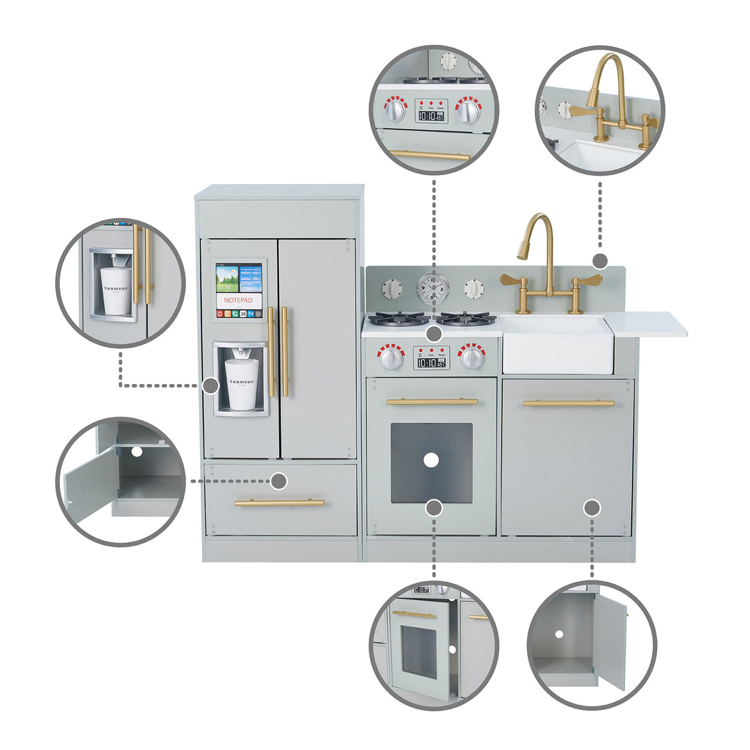 Play Kitchen | Little Chef Charlotte Modern Play Kitchen | Kids ...